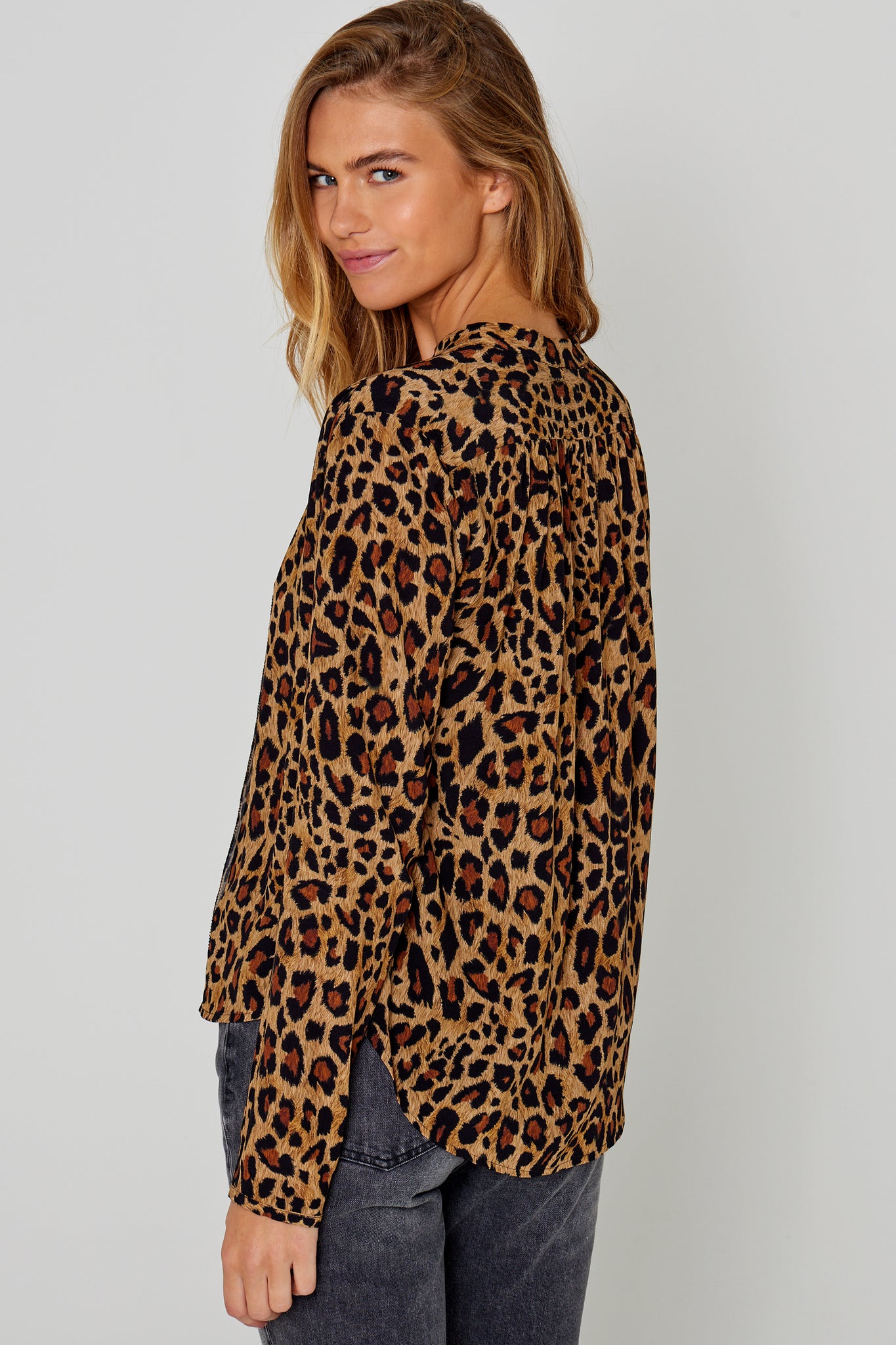 Five Cybele Blouse in Leopard Print | Love of Lemons